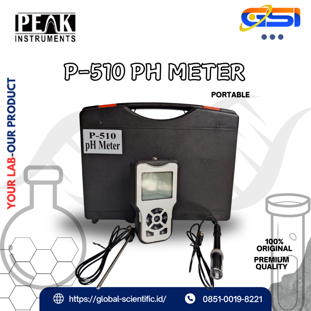 P-510 pH Meter-PEAK INSTRUMENT - CV Global Scientific Indonesia